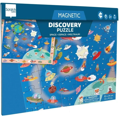 Scratch puzzle magnetyczne Kosmos 30 elementów - opinie, online | Sklep ...